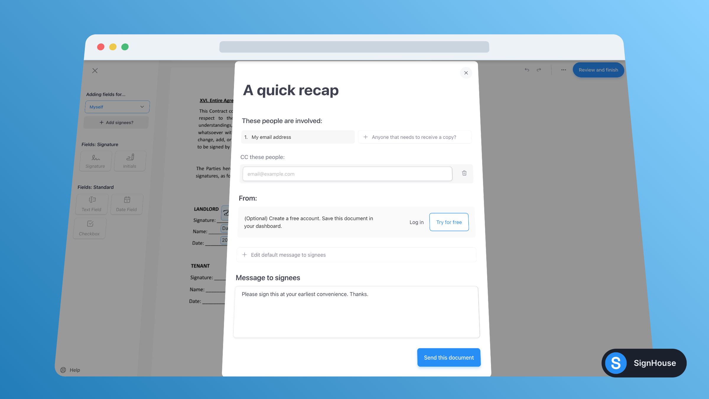 Signature Requests, Explained (2024) | SignHouse